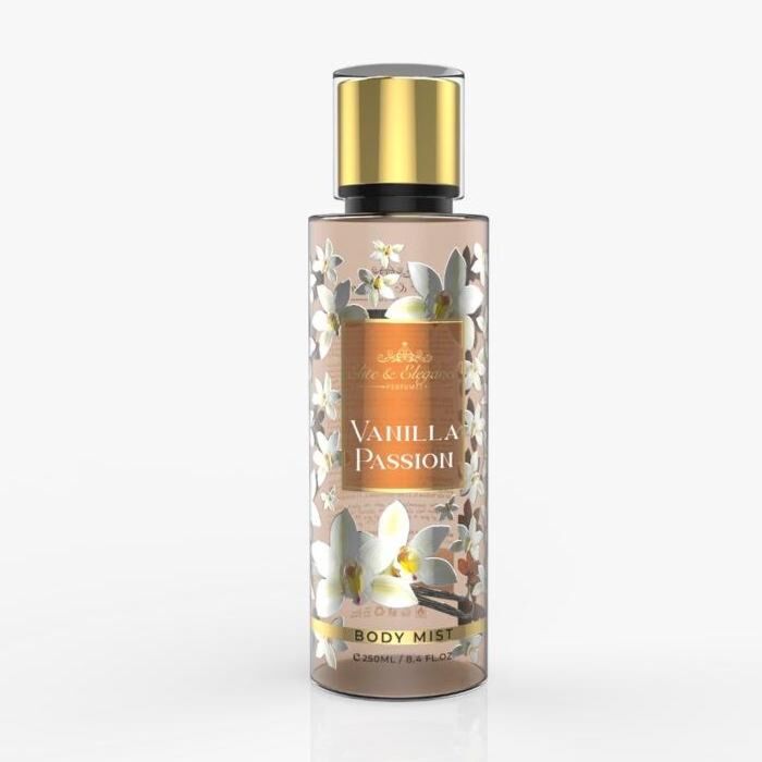 Elite & Elegance Vanilla Passion Body Mist 250ml -Best designer ...