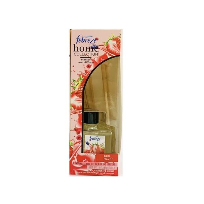 Febreze Home Collection Scented Reed Diffuser Jam Flavor 150ml -Best ...