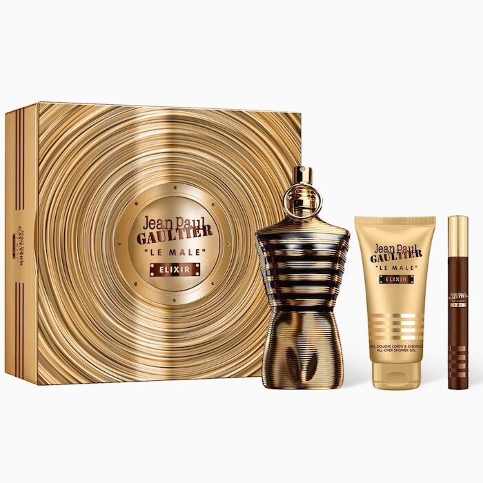 Jean Paul Gaultier Le Male Elixir EDP 125ml 3 Piece Gift Set -Best ...